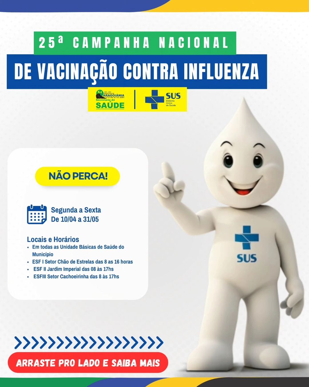 25ª Campanha Nacional de Vacinação Contra Influenza – Prefeitura de ...